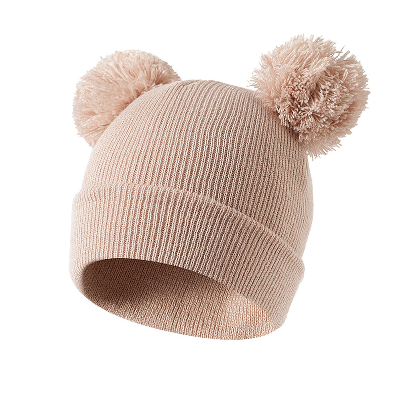 YWOAGH Cozy Knitted Winter Hats For Kids Soft Flannel Lined Warm Cap ...