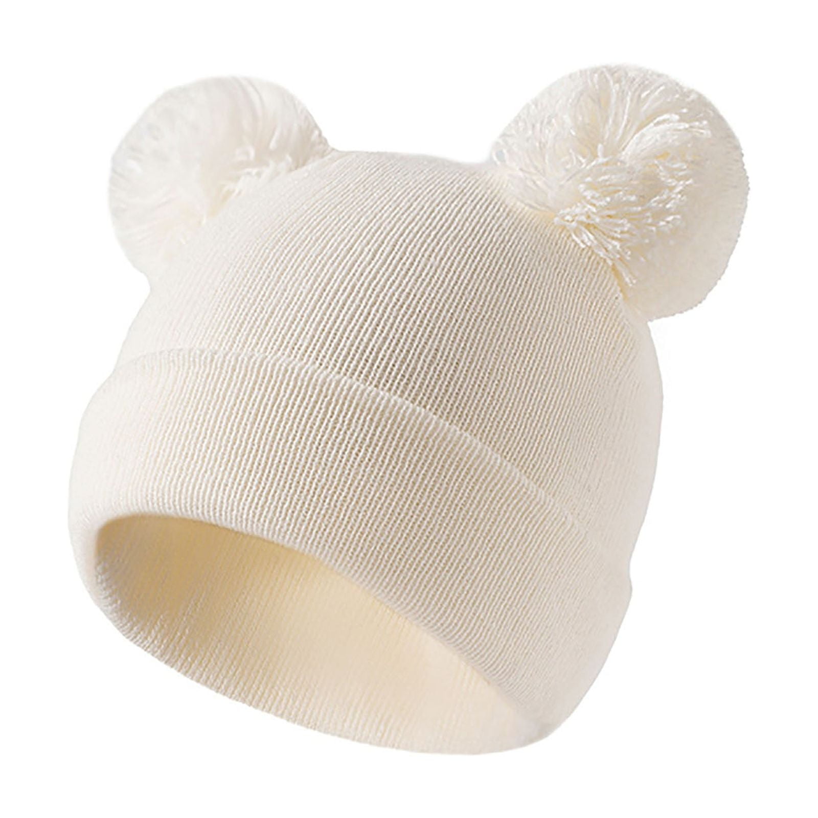 YWOAGH Cozy Knitted Winter Hats For Kids Soft Flannel Lined Warm Cap ...