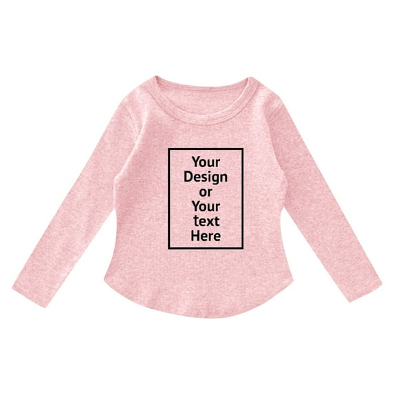 YWOAGH Girls Long Sleeve Arc Hem Side Slit Soft Tunic T Shirts Casual ...