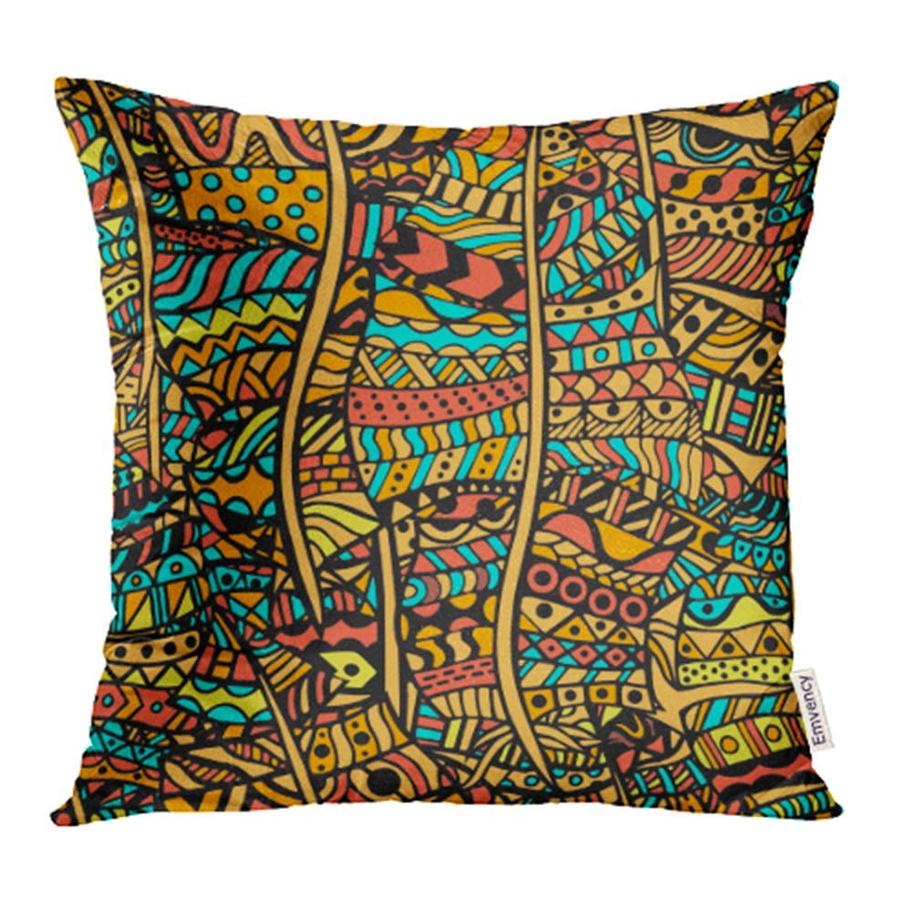 YWOTA Colored Artistically Ethnic Floral Retro Doodle Zentangle Tribal ...