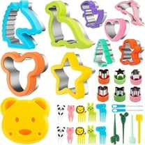 HUART 20Pcs Fun Food Vegetable Sandwich Cutter & Sealer Set, Stainless ...