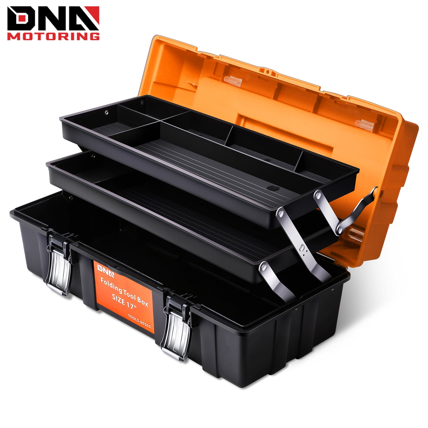 YX Multi-function Lockable Tool Box Plastic Portable Storage Folding ...