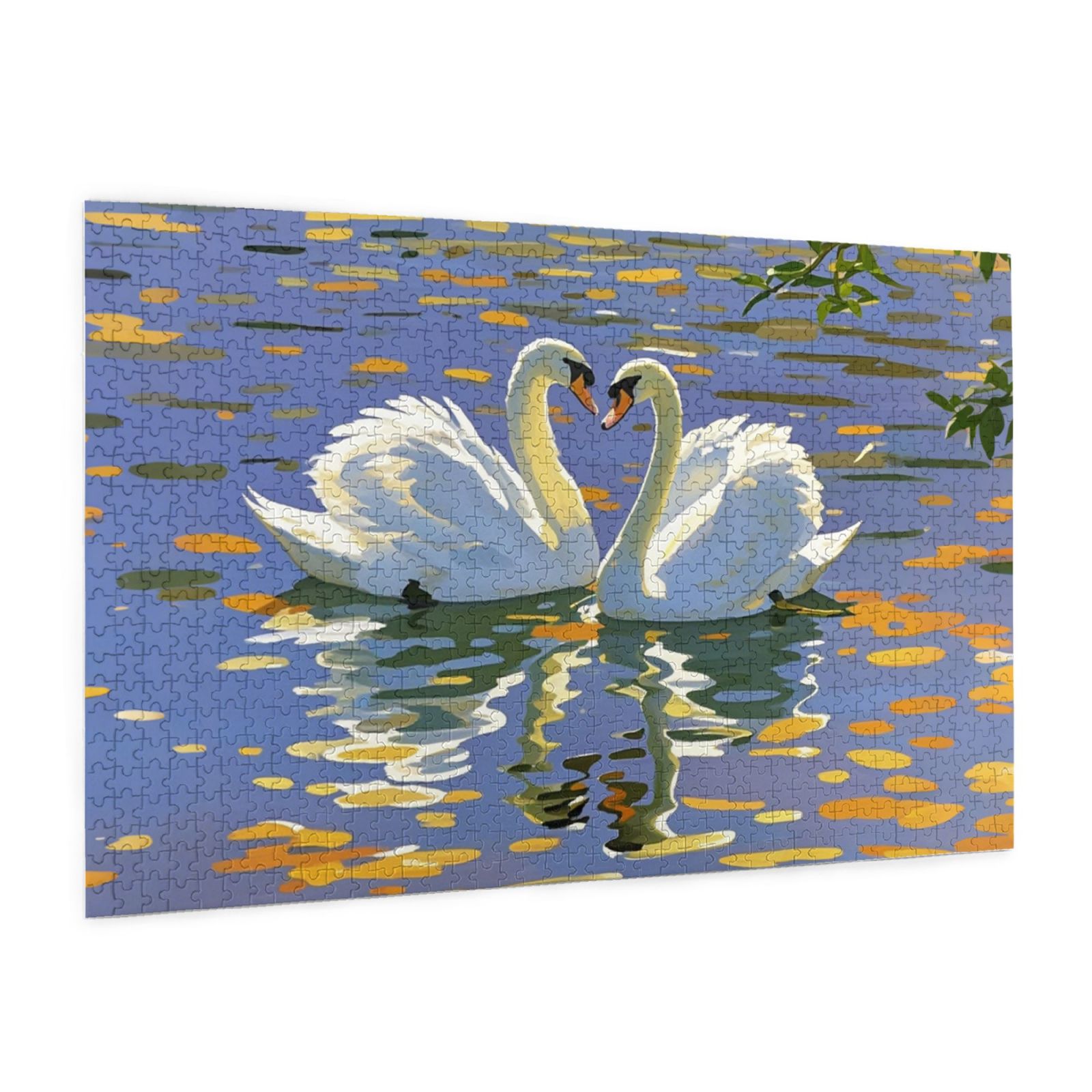 YXCXGO Swans In The Lake 1000 Pieces Jigsaw Puzzles For Adults ...