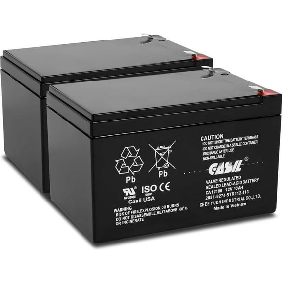 YXNF 12v 10ah Battery Compatible with 2081-9274 Simplex Fire Panel ...