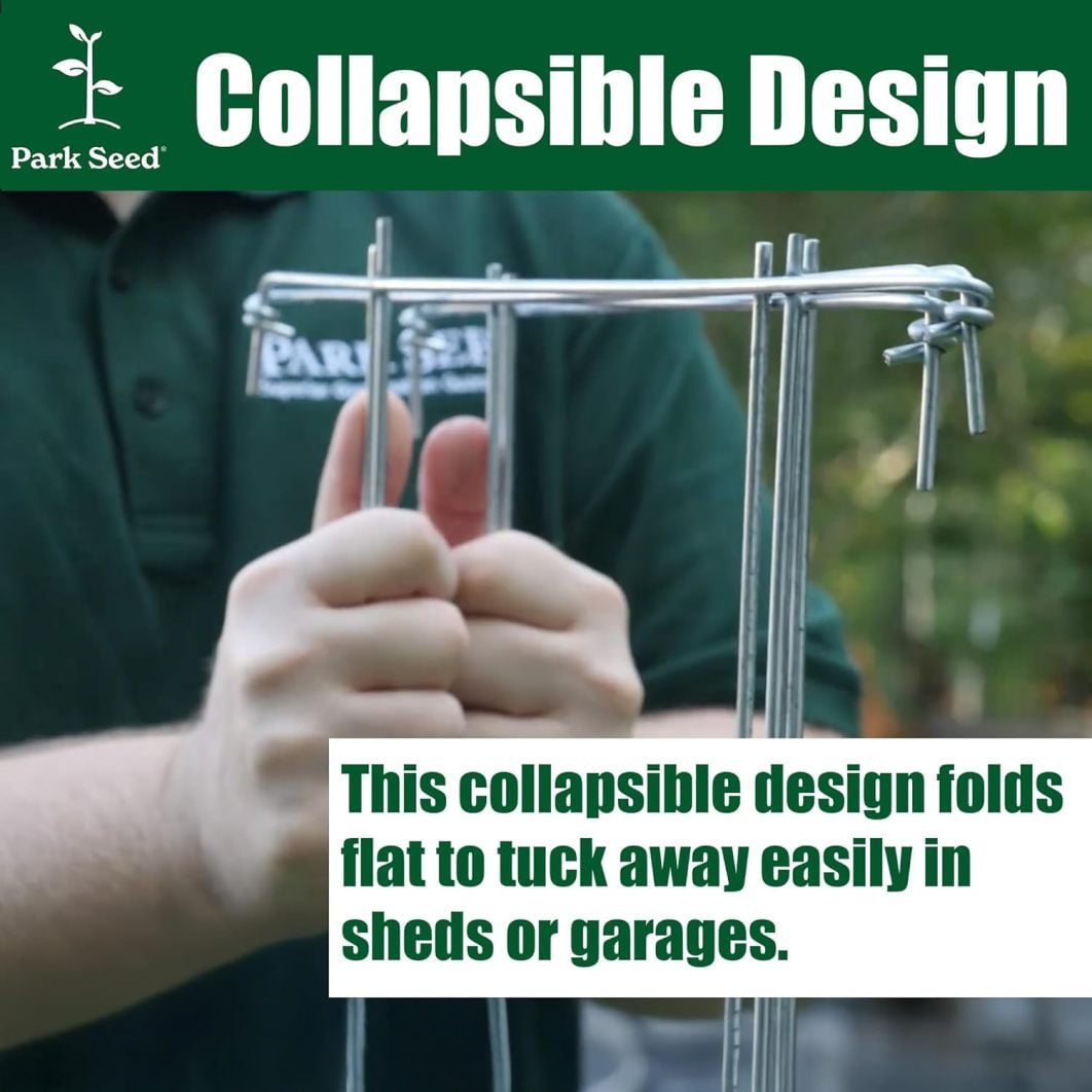 YXNF Tomato Cages – 48" Tall Heavy-Duty Plant Supports for Tomatoes ...