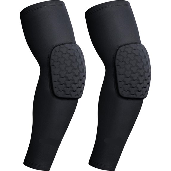 YXP Compression arm sleeves with elbow pad for volleyball basketball ...