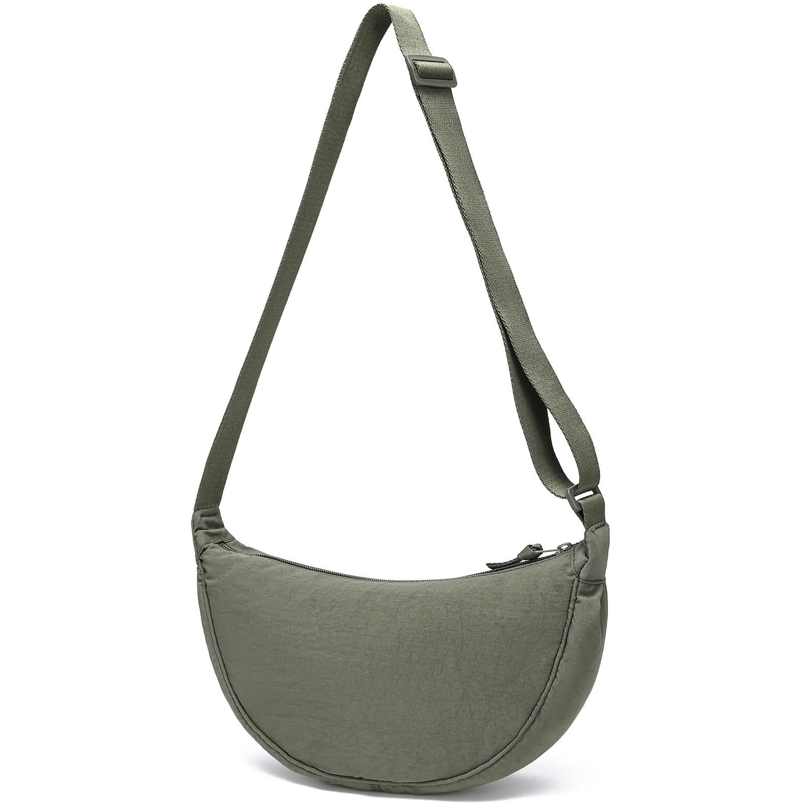 YXP Crescent Bag for Women Men Small Sling Crossbody Bag with Half Moon ...