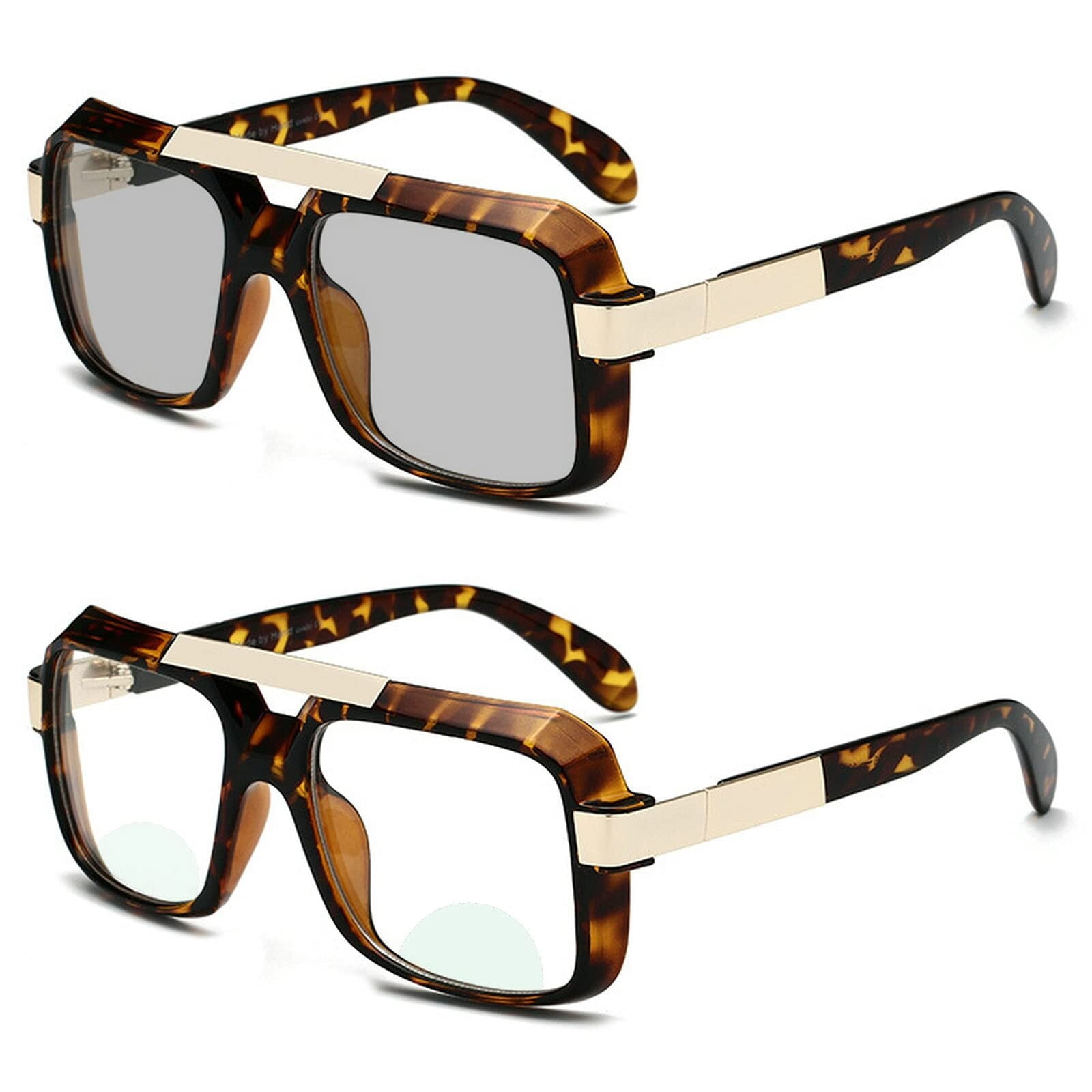 YXP Oversized Transition Sunglasses Photochromic Reading Glasses Men ...