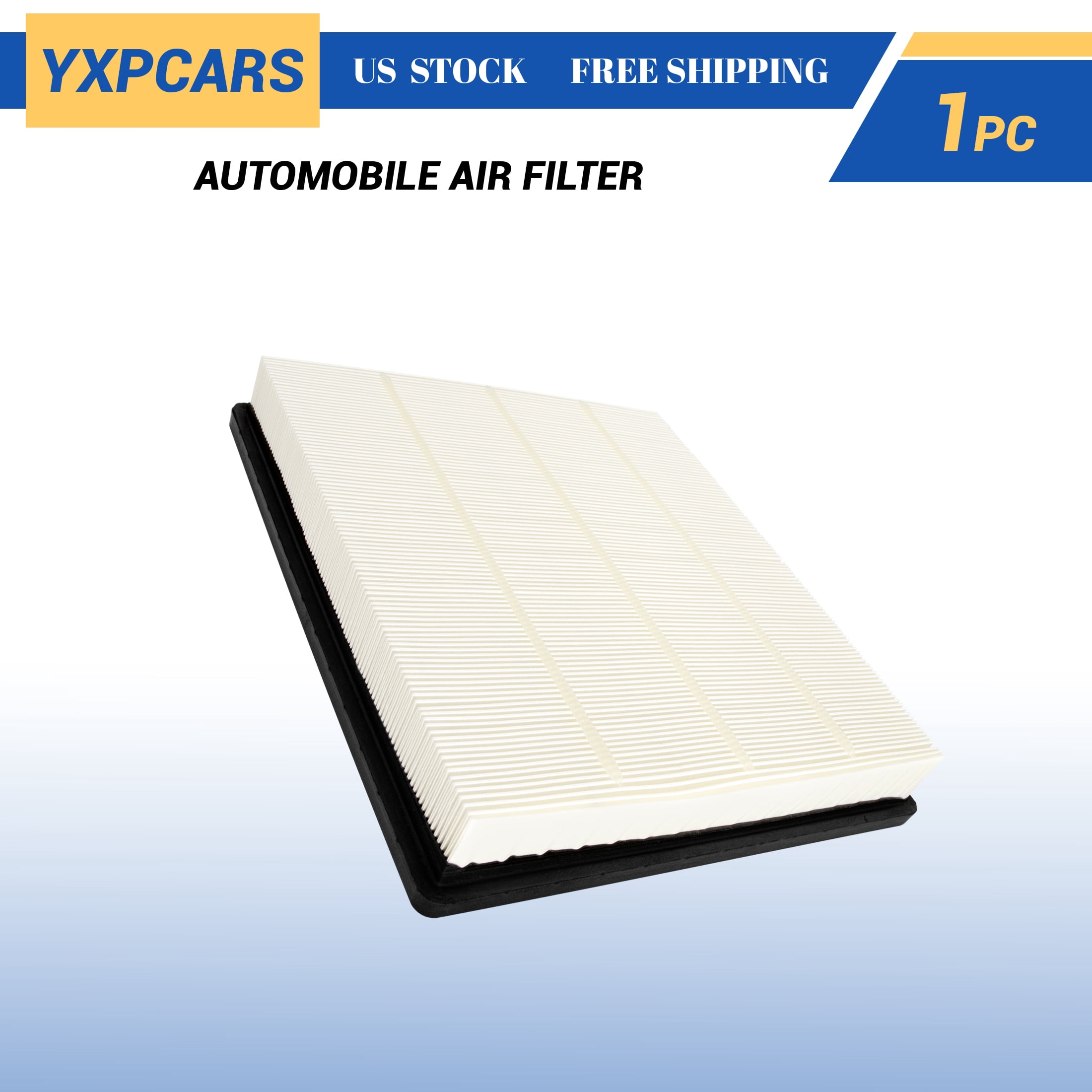 YXPCARS 1PC Engine Air Filter (CA10685), Replacement Front Engine Air ...