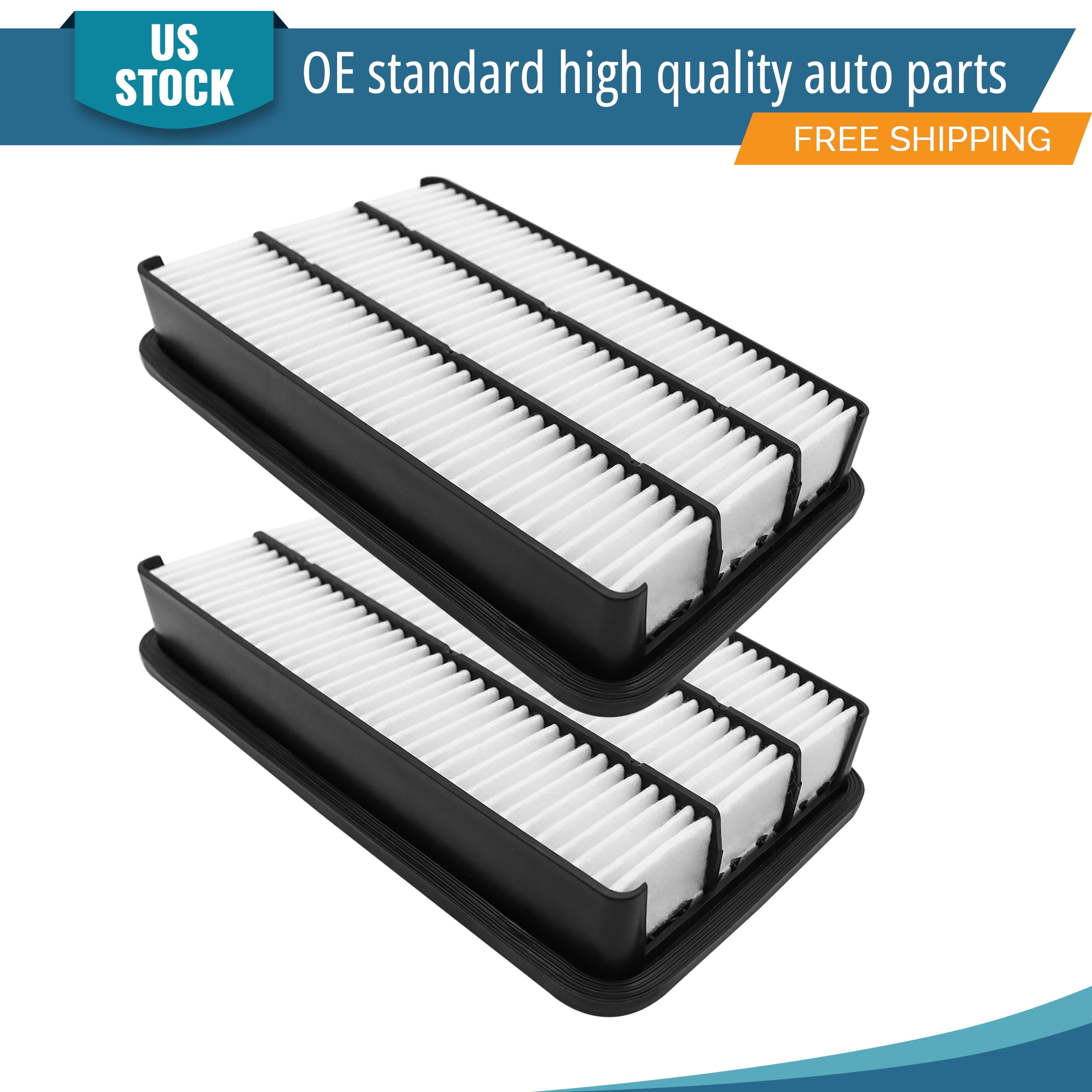 YXPCARS 2PCS Front Engine Air Filter for Toyota Camry Avalon Sienna ...