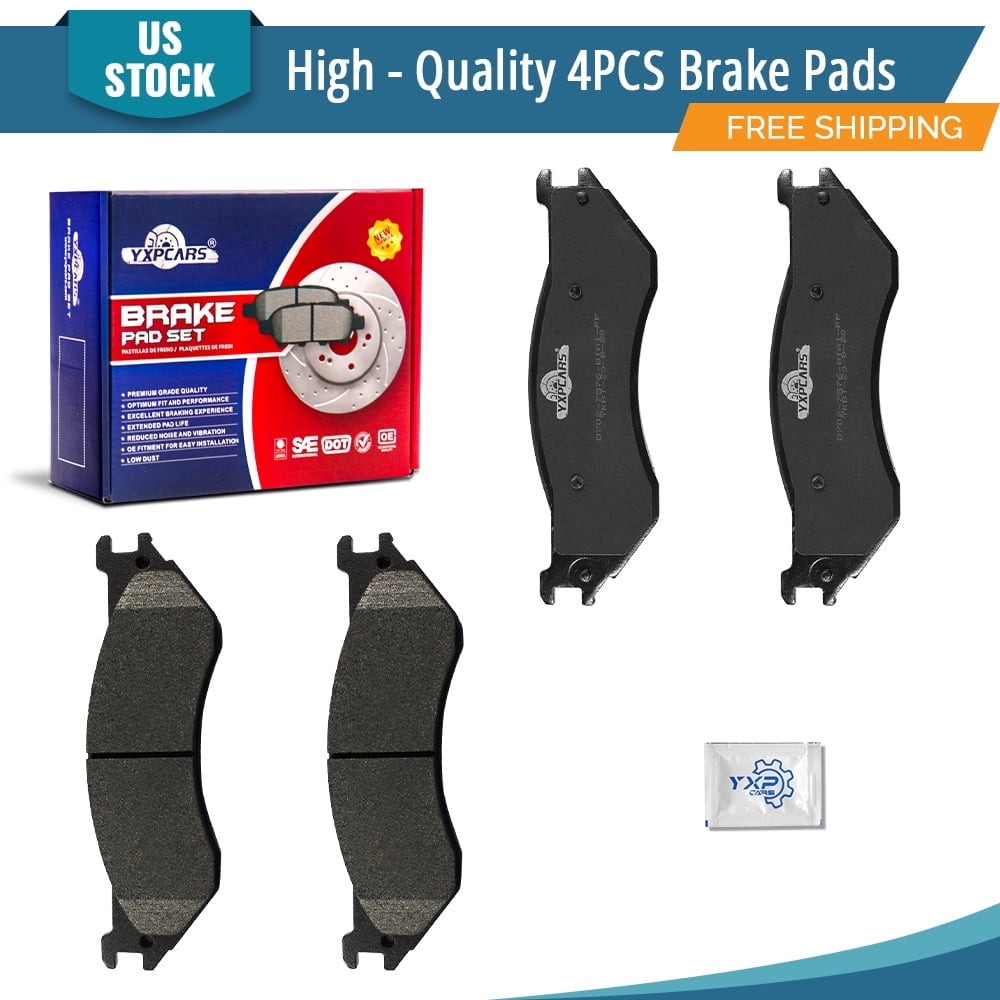 YXPCARS 4PCS Ceramic Brake Pads(Front) for Ford F-150 F-250 Expedition ...