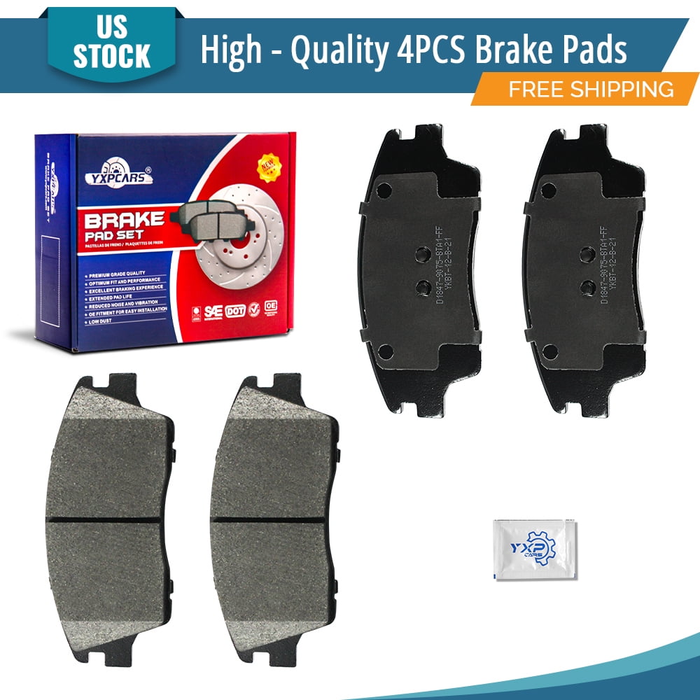 YXPCARS 4PCS Front Ceramic Brake Pads (BD1847) for Kia Sportage 2017 ...