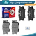 YXPCARS Rear Ceramic Brake Pads (D1212), Brake Pads Set for Toyota ...