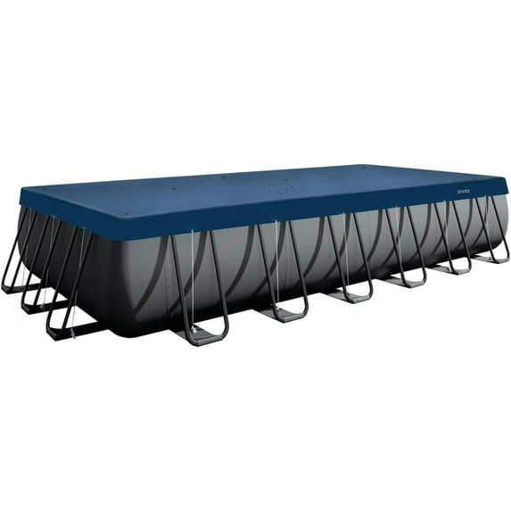 YXPP 24FT X 12FT Rectangular All-Season Deluxe Winter Pool Cover for ...
