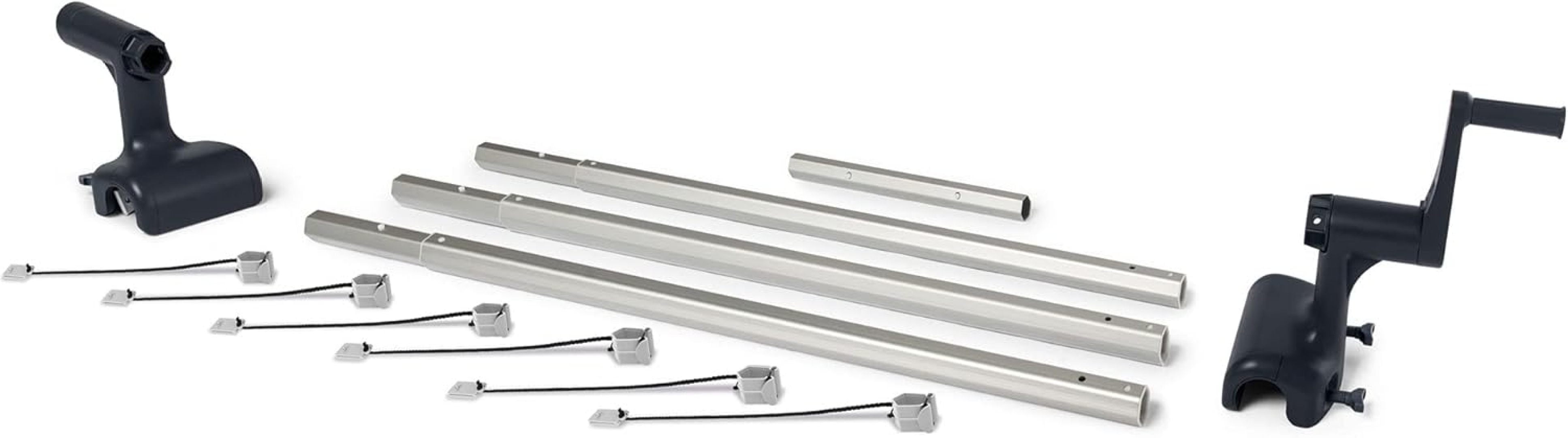 YXPP Heavy Duty Solar Above Ground Pool Cover Reel Aluminum Adjustable ...