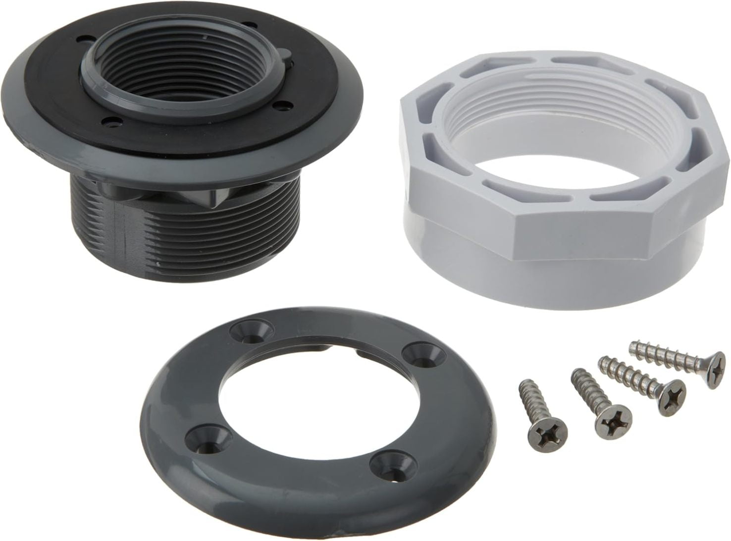 YXPP SP1408DGR Dark Gray In-Ground Swimming Pool Return Inlet Fitting ...