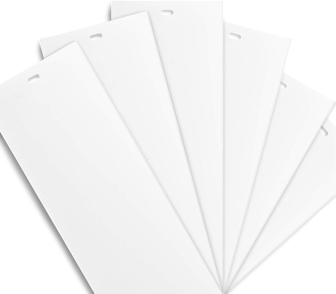 YXPP White Vertical Replacement Blinds Slats Sliding Glass Door Window ...