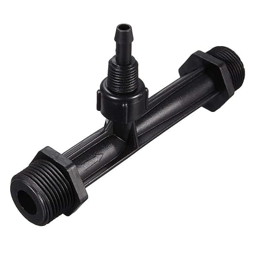 YXQ 1Inch Irrigation Venturi,Fertilizer Mixer Injectors Tube Agriculture Tool Plastic Black for ...