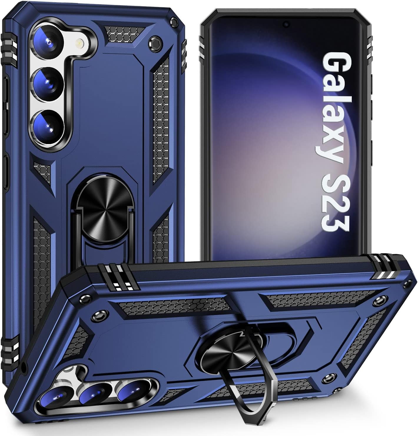 YXWLKJ Shockproof Hard Shell Cell Phone Case with Kickstand for Samsung ...