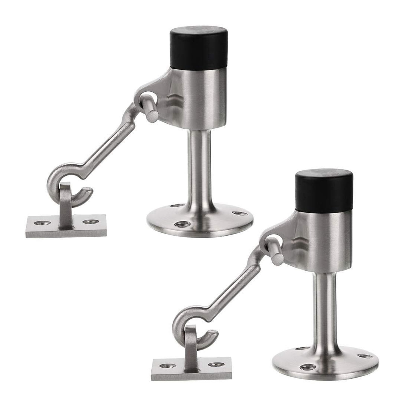 YY 2 Piece Stainless Steel Door Stop with Hook, Modern Security Door ...