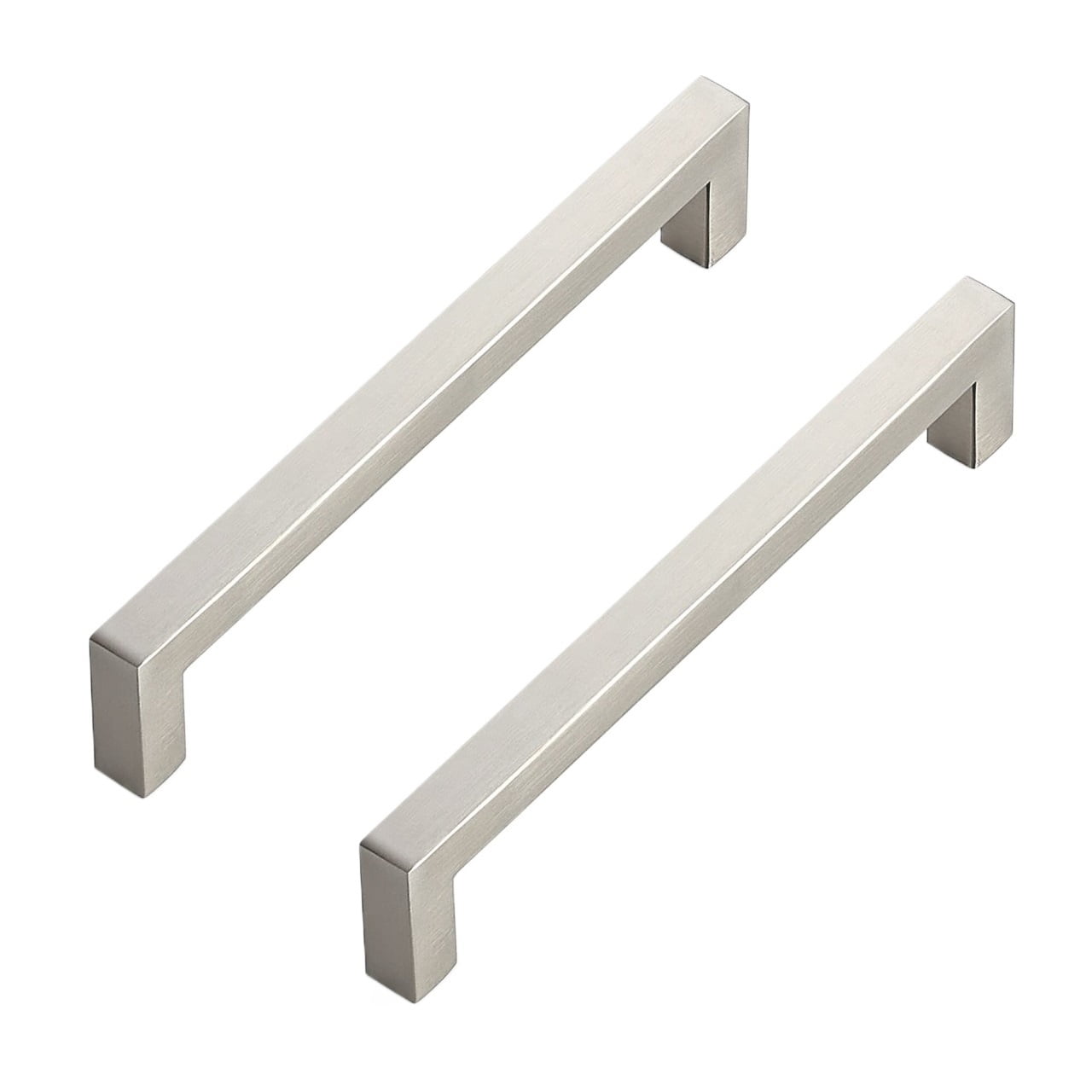 YY 30 Pack 6-1/4 Inch Kitchen Square Cabinet Handles Matte Black ...