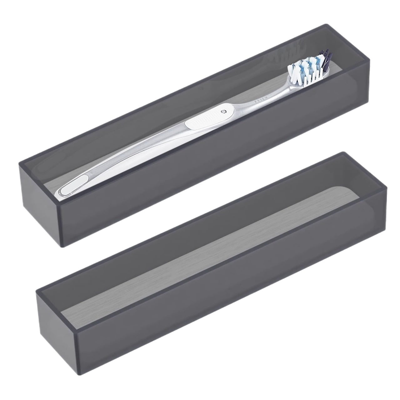 YY Acrylic Toothbrush Holder with Diatomaceous Earth Drying Stone ...