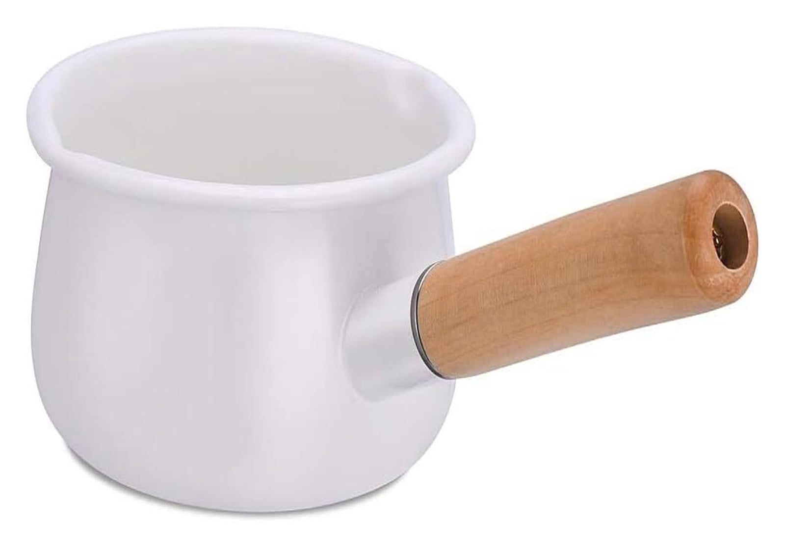 YY Baby Enamel Milk Pan Stovetop Milk Warmer Healthy Non-Toxic Iron ...