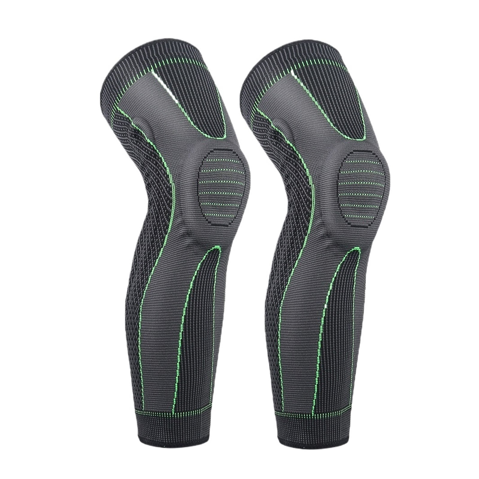 YY Full Leg Compression Sleeve for with Side Spring Stabilizers Patella ...