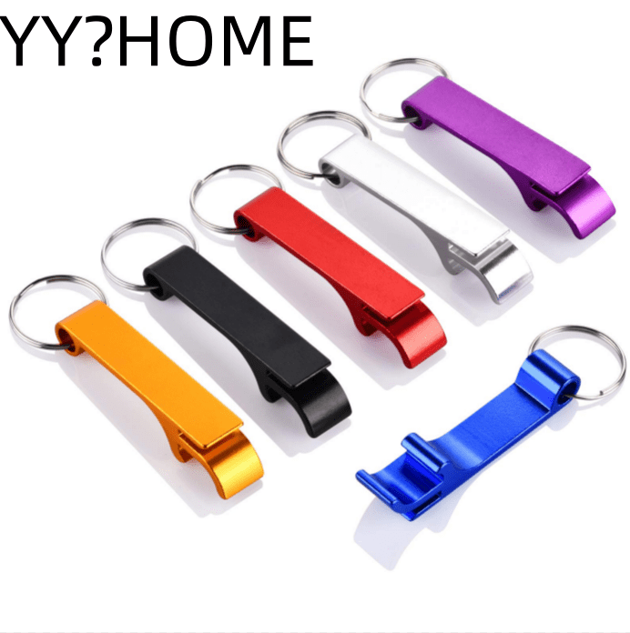 YY?HOME"6-color Metal Bottle Opener Keychain" | Portable and portable ...
