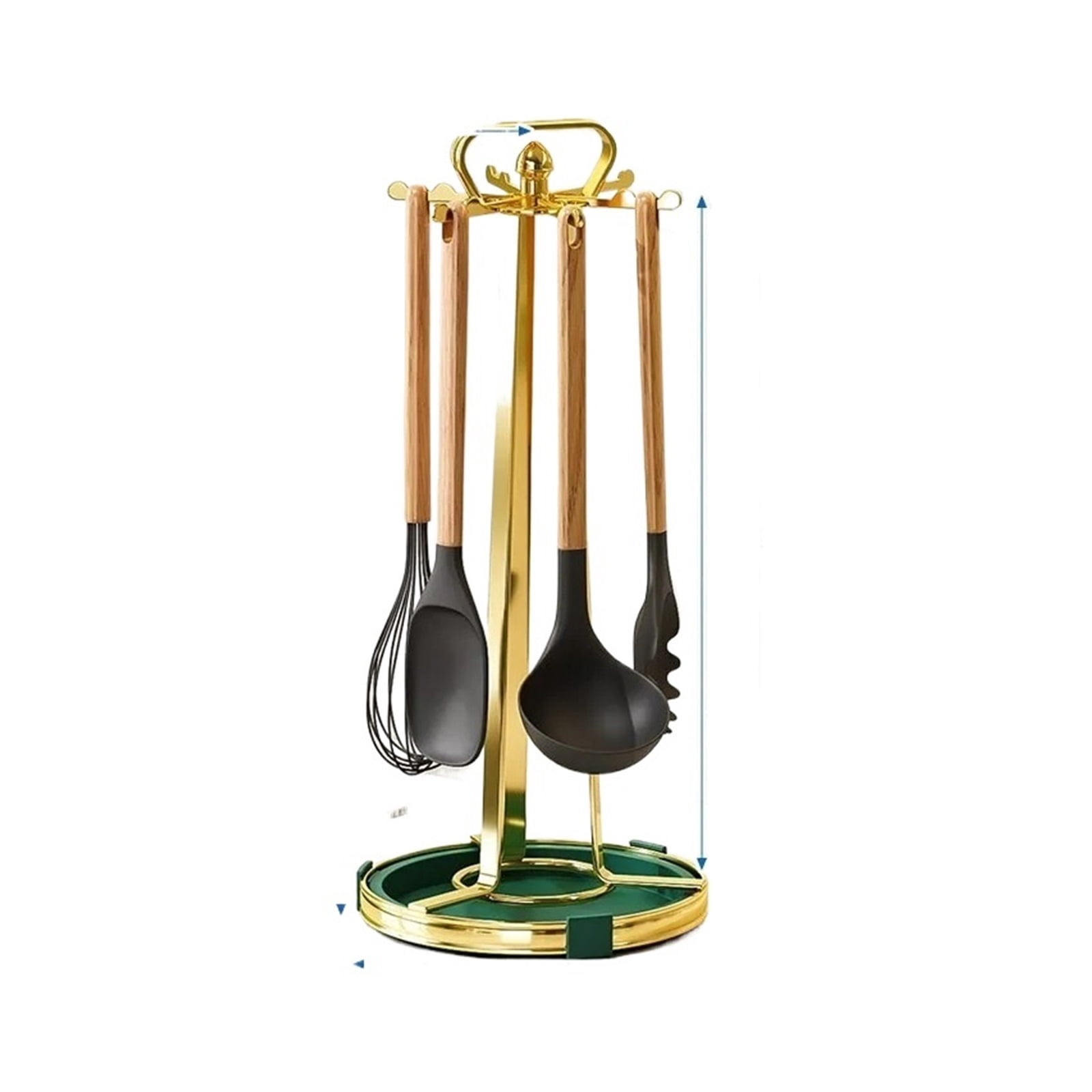 YY Kitchen Countertop Utensil Holder,Stainless Steel Rotatable Cooking ...