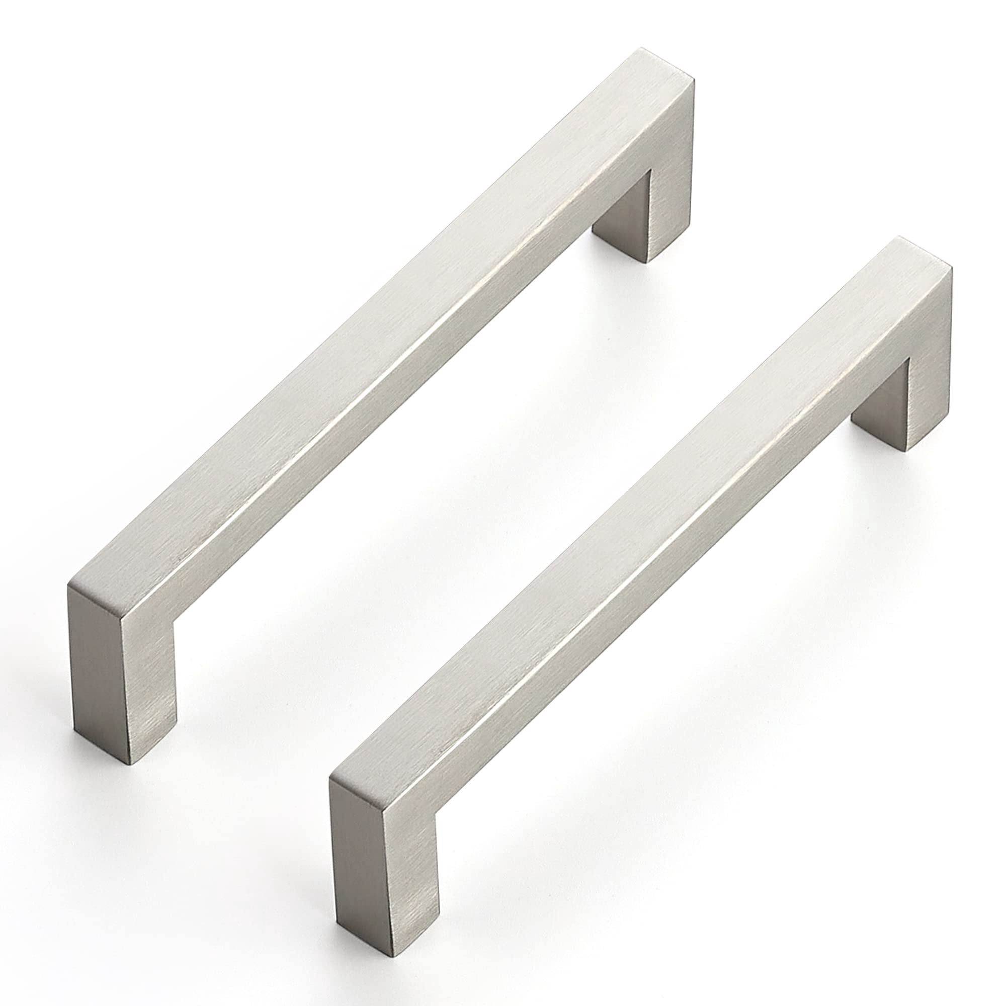 YY Kitchen Square Cabinet Handles Matte Black Pulls Drawer Hardware for ...