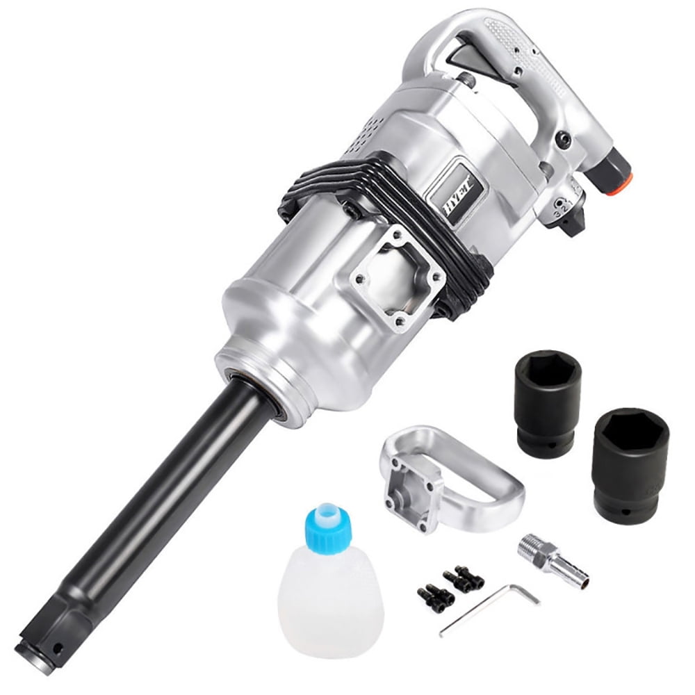 YYAo 1" Air Impact Wrench Gun, Long Shank Truck Mechanics with Carry ...
