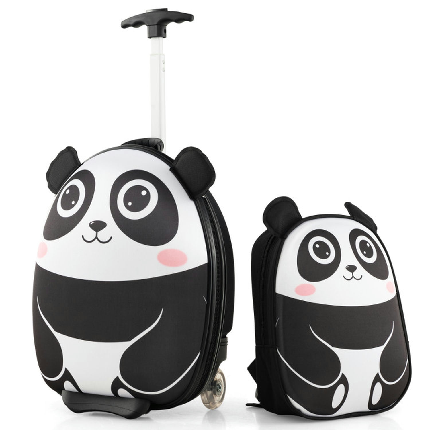 YYAo 2Pc Kid Carry On Luggage Set, Kids Suitcase with 4 Spinner Wheels ...