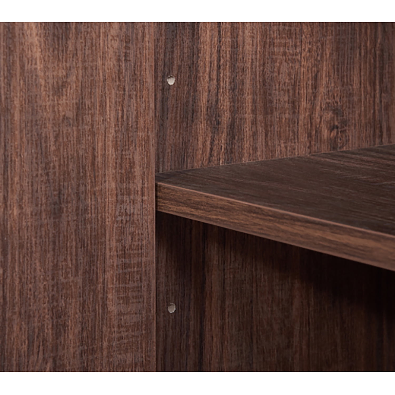 YYAo 75.9"Modern Open Bookshelf with Doors, Bookcase with Storage ...