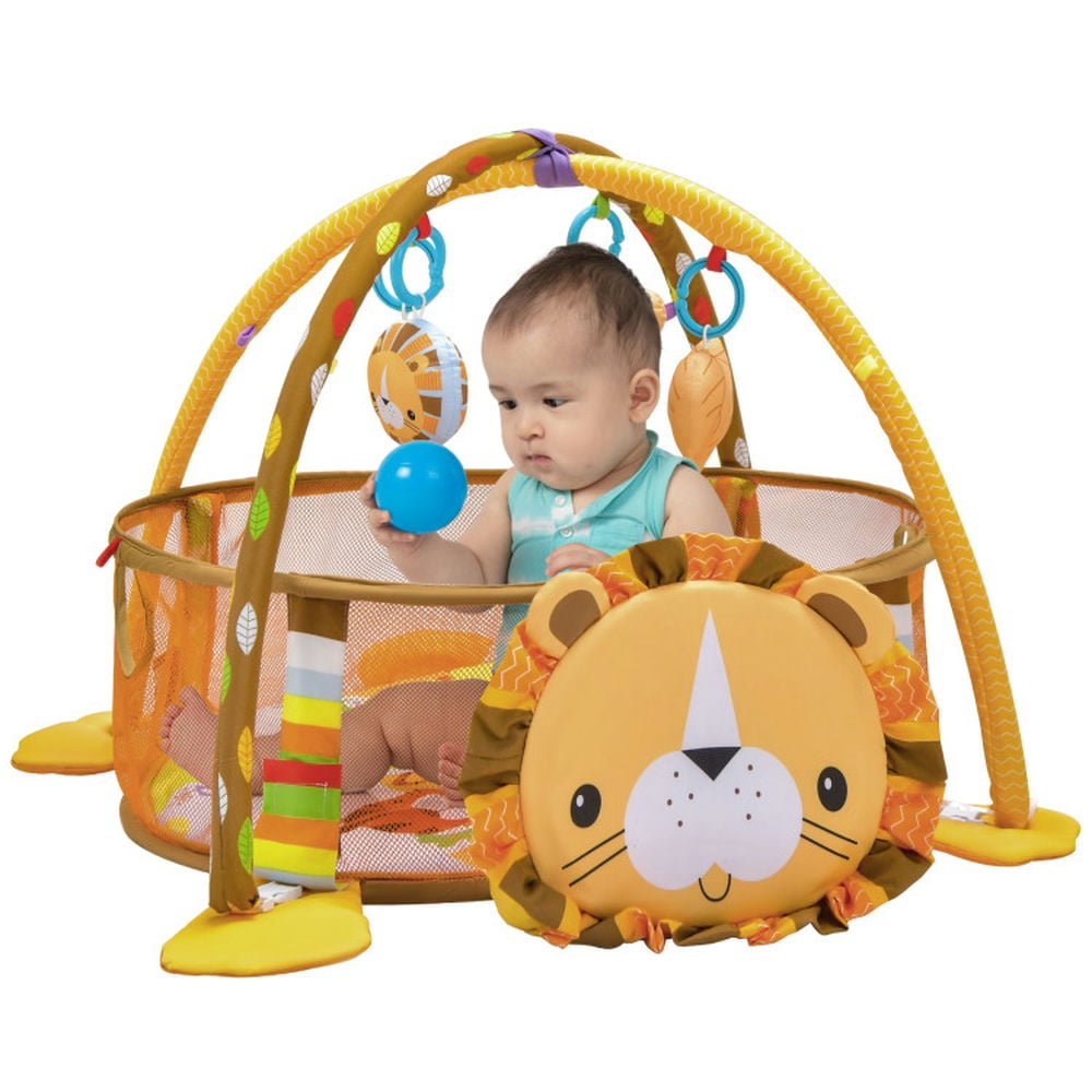 YYAo Baby Gym Play Mat, Baby Playmat Activity Center,4-in-1 Baby Play ...