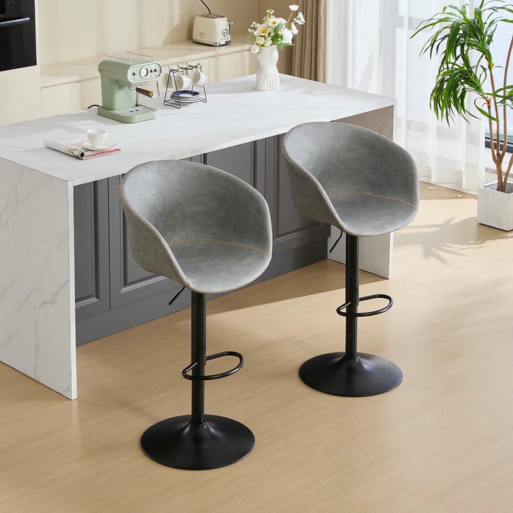 YYAo Bar Stools, Bar Height Stools,Adjustable Swivel Bar Stools, Modern ...