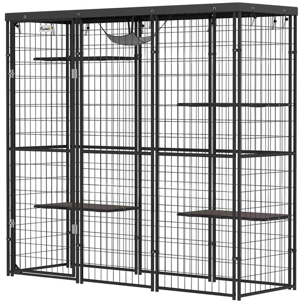 YYAo Cat Catio, Cat Cage Playpen,Weld Wire Catio Outdoor Indoor with ...