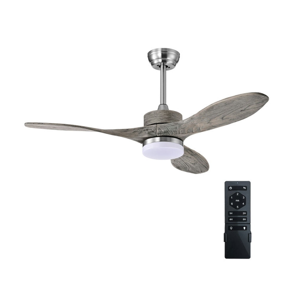 YYAo Ceiling Fans, Noiseless Ceiling Fan,48 Inch Wood Ceiling Fan with ...