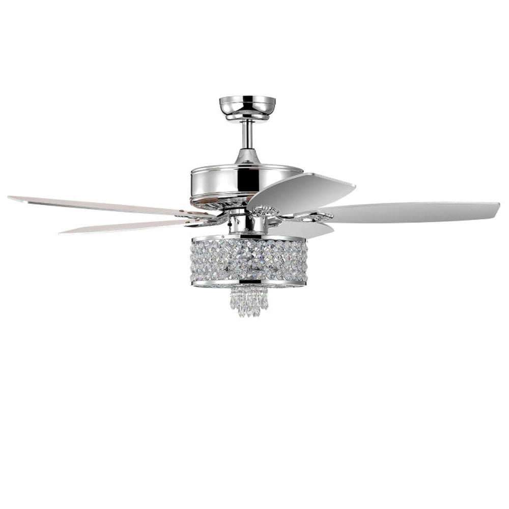 YYAo Ceiling Fans, Noiseless Ceiling Fan,50 Inch Electric Crystal ...