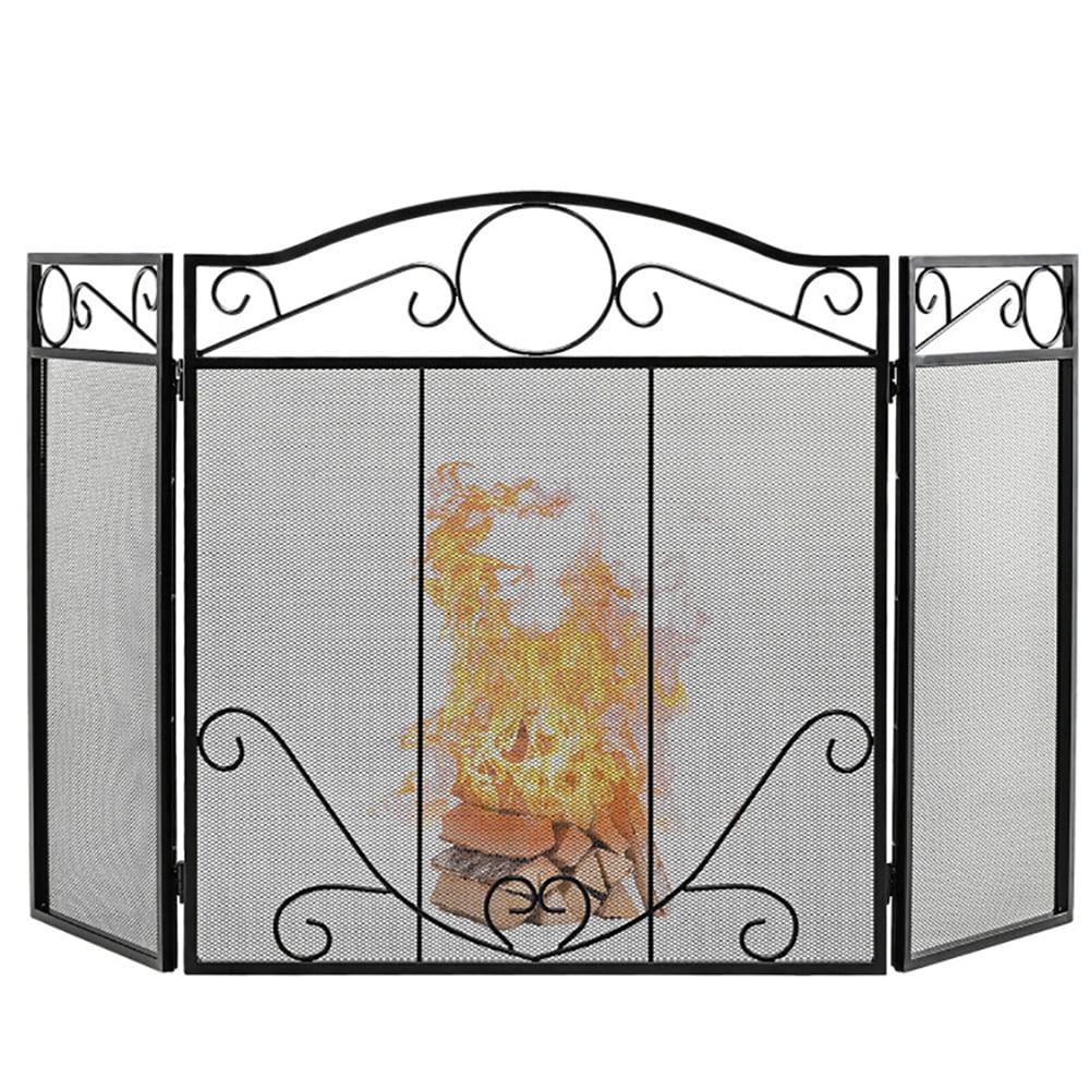 YYAo Fireplace Screen, Spark Protection Fireplace Door Protector,3 ...