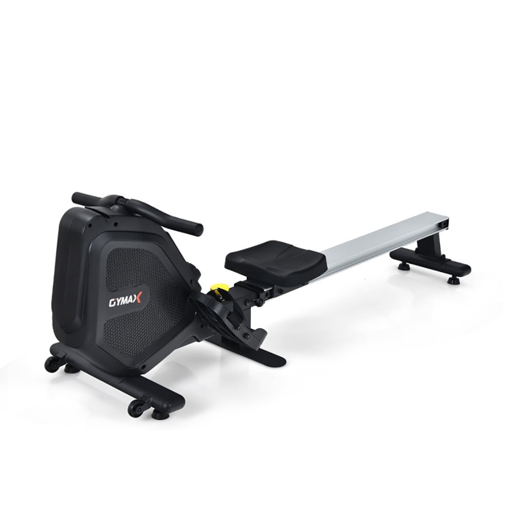 YYAo Folding Magnetic Rowing Machine with Monitor Aluminum Rail 8 ...