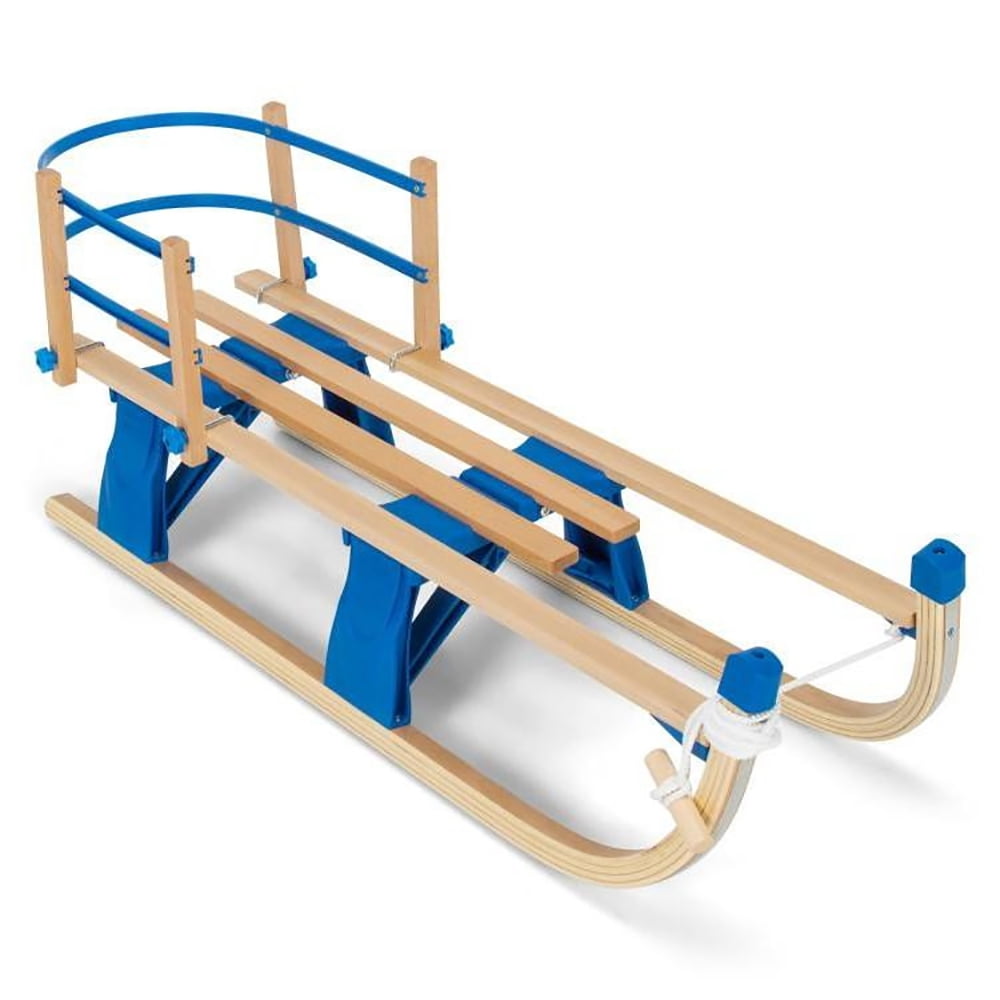 YYAo Folding Snowsled Portable Steering Slider with Pulling Ropes and ...