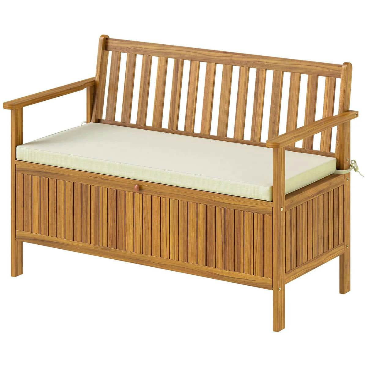 YYAo Garden Benches, Outdoor Bench,Outdoor Bench with Storage ...