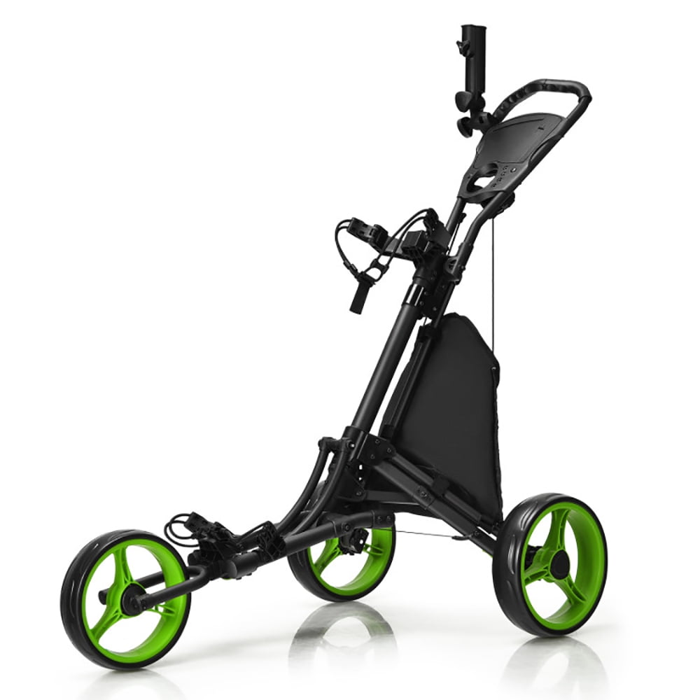YYAo Golf Push Cart, Golf Trolley, Golf Bag Pull Cart Caddy Cart ...
