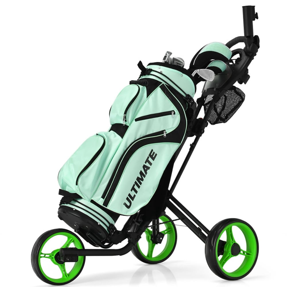 YYAo Golf Push Cart, Golf Trolley, Golf Bag Pull Cart Caddy Cart ...
