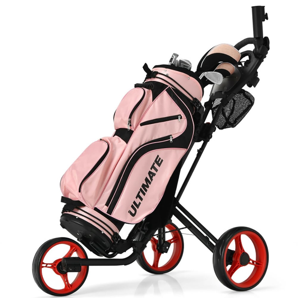 YYAo Golf Push Cart, Golf Trolley, Golf Bag Pull Cart Caddy Cart ...