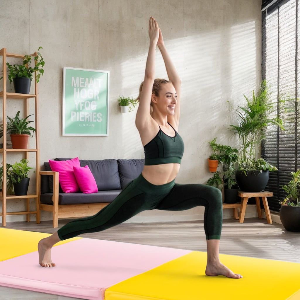 YYAo Gymnastics Mat,Exercise Training Aerobic Fitness Gym & Gymnastics ...