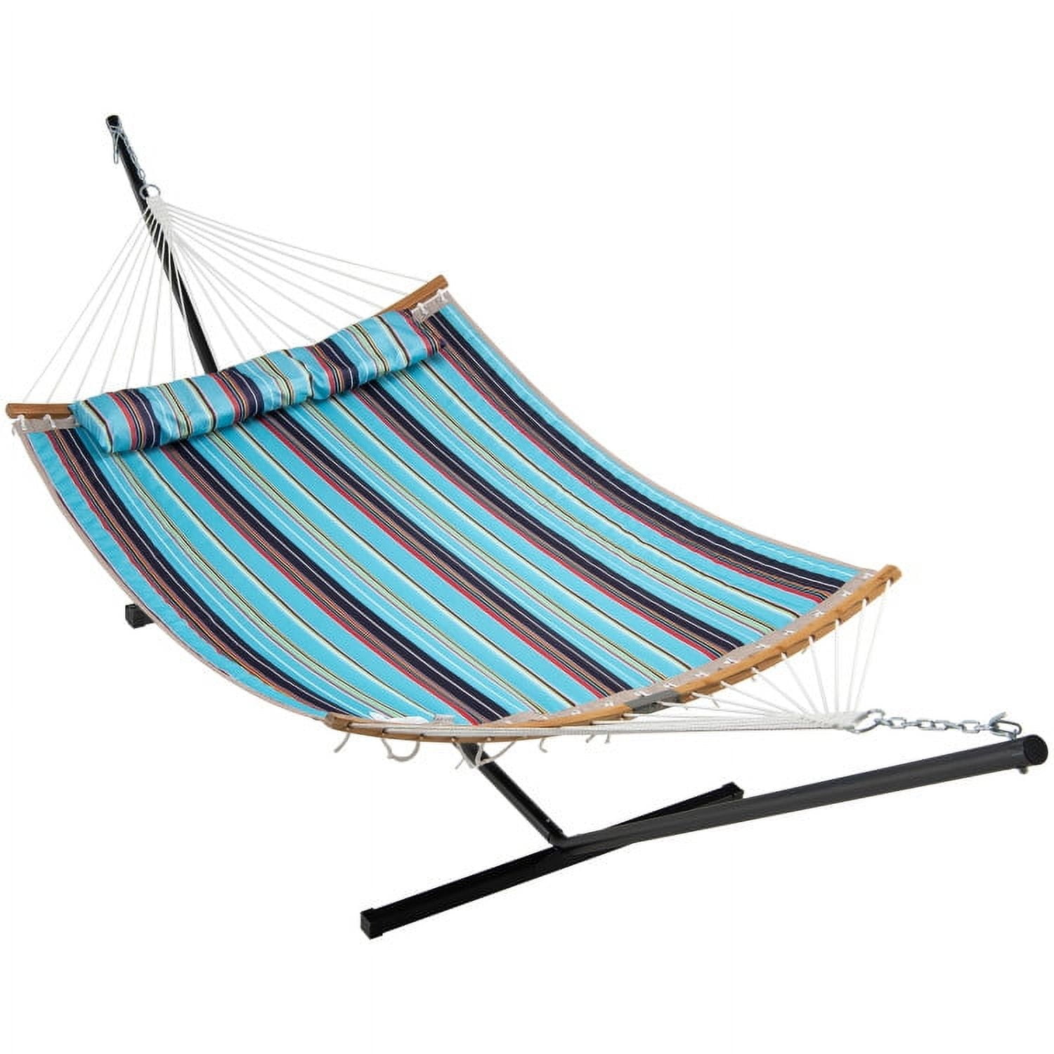 YYAo Hammocks Outdoor Heavy Duty Steel Hammock Stand, Portable Hammock ...