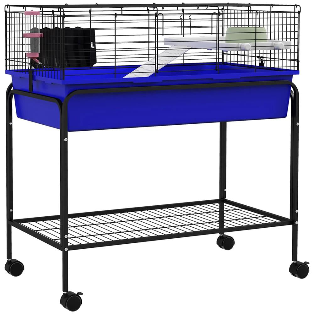 YYAo Hamster Cage, Guinea Pig Cages Mice and Rat Habitat,Two-Story ...
