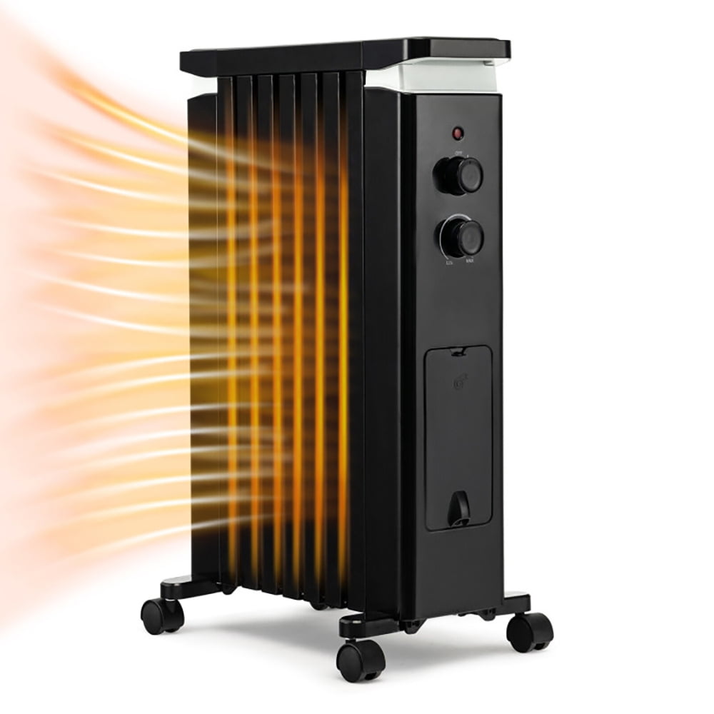 YYAo Heaters, Indoor Heating Machine,1500W Portable Oil Filled Radiator ...